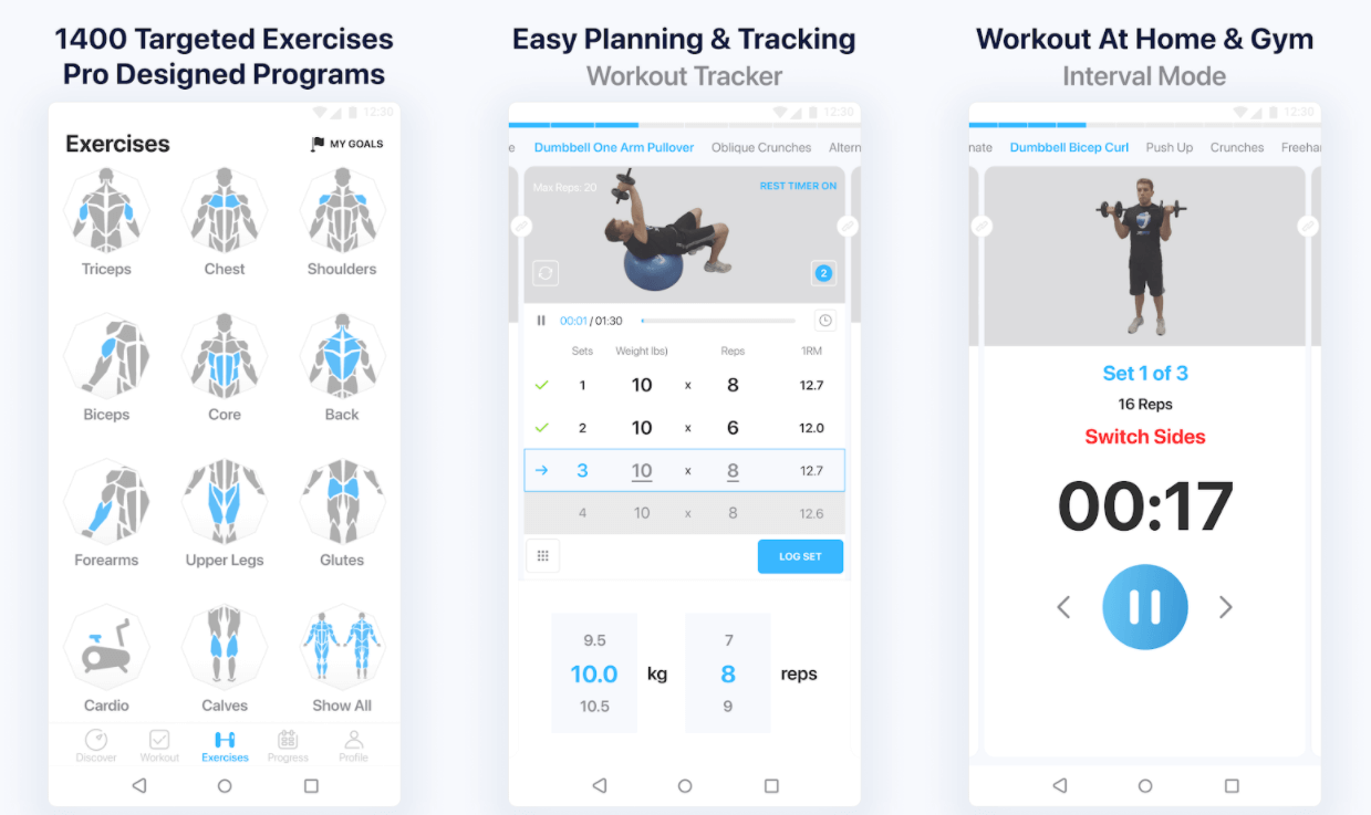 8 найкращих додатків з програмами силових тренувань